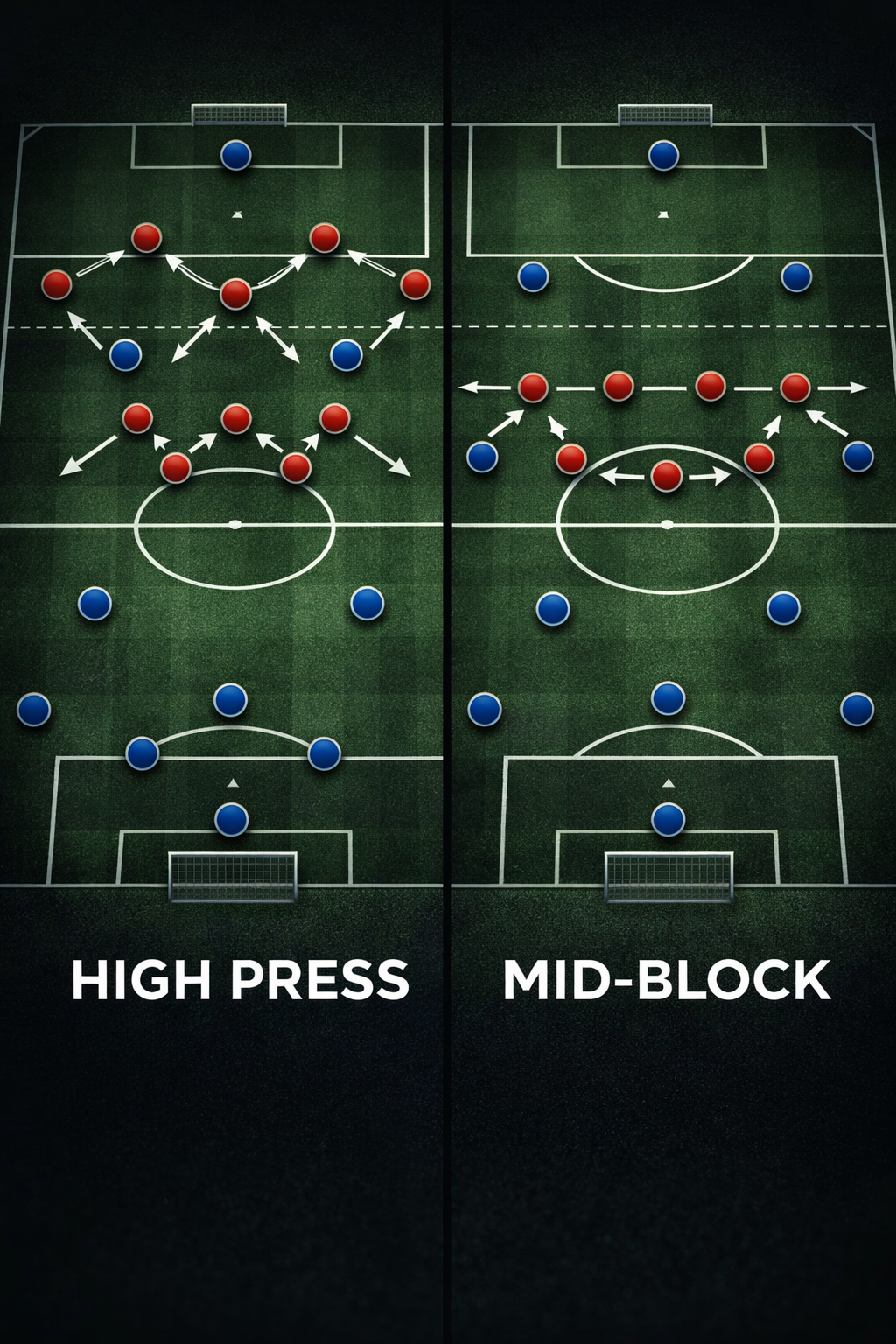 High Press vs Mid-Block: 7 Tactical Differences That Define Modern Football