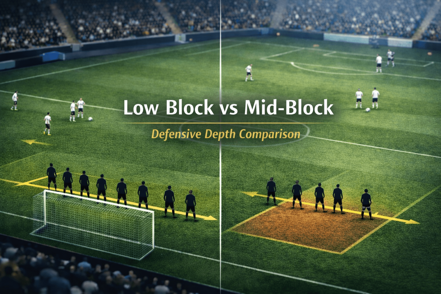 Low Block Defense in Football: Meaning & Structure