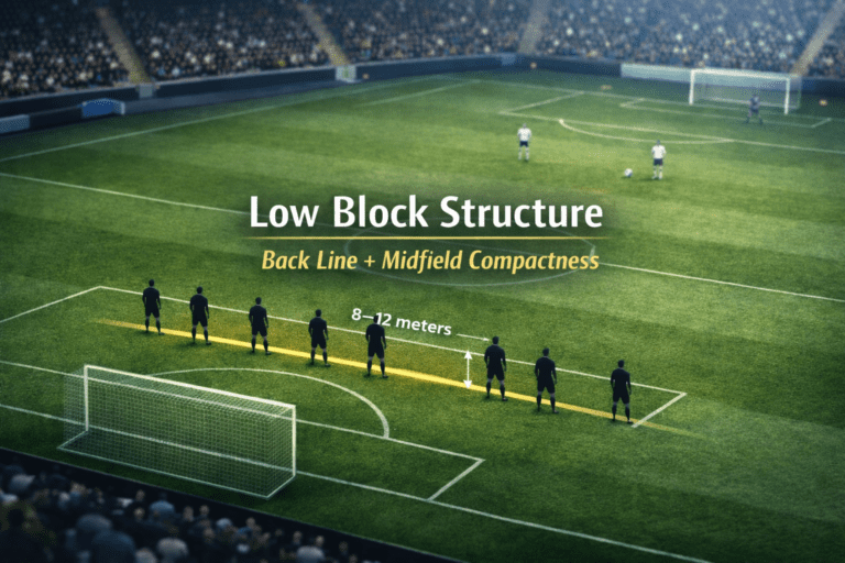 Low Block Defense in Football: Meaning & Structure